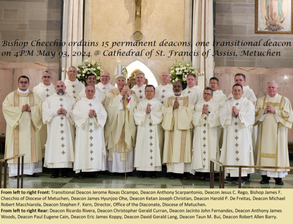 Bishop Checchio ordains 15 permanent deacons, one transitional deacon – The Catholic Spirit ...